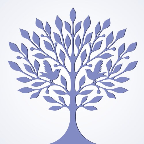 Family tree bird Royalty Free Vector Image - VectorStock