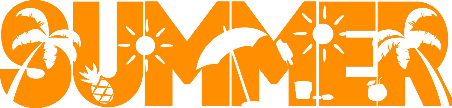 Hello summer quote on white background Royalty Free Vector