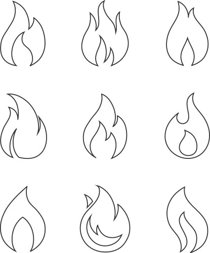 Fire Outline Vector Images (over 130,000)
