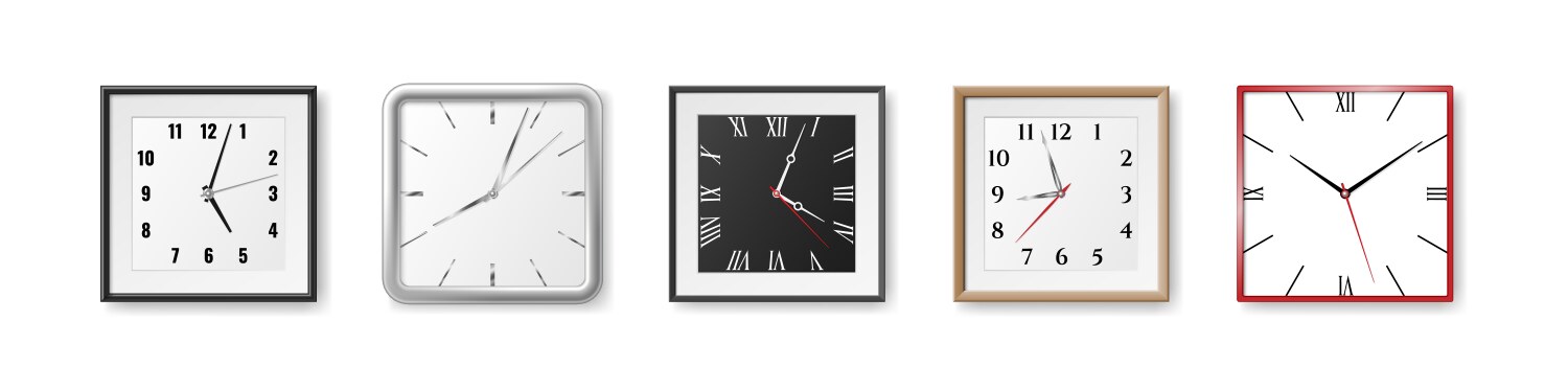 Square Watch Face Vector Images (over 1,200)