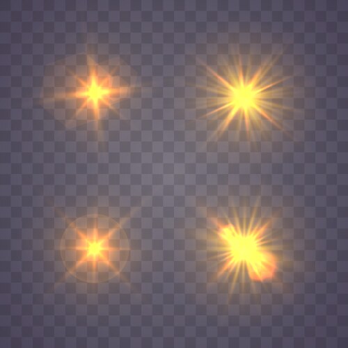 Star particles flash Royalty Free Vector Image