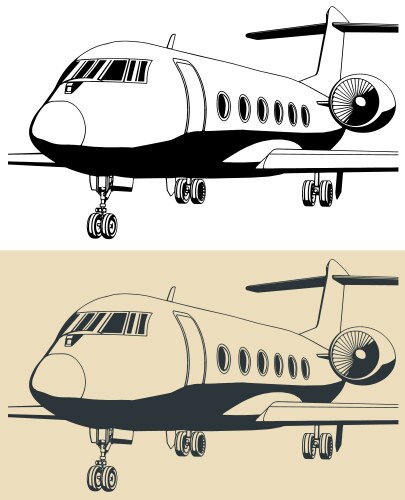 Private Jet Drawing Vector Images (over 180)