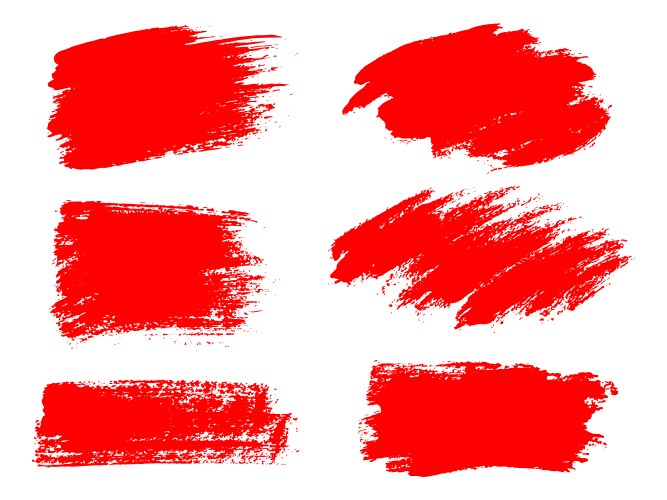 Color brush painted watercolor art abstract paint Vector Image