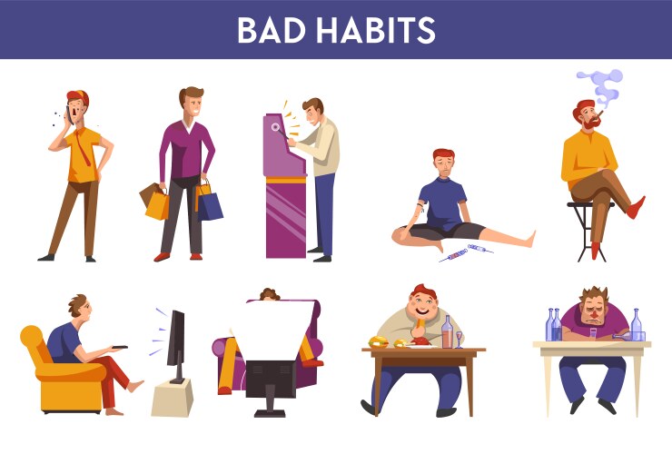 Kids bullying the weaks set bad behavior Vector Image