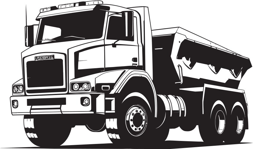 Dump Trailer Vector Images (over 1,600)