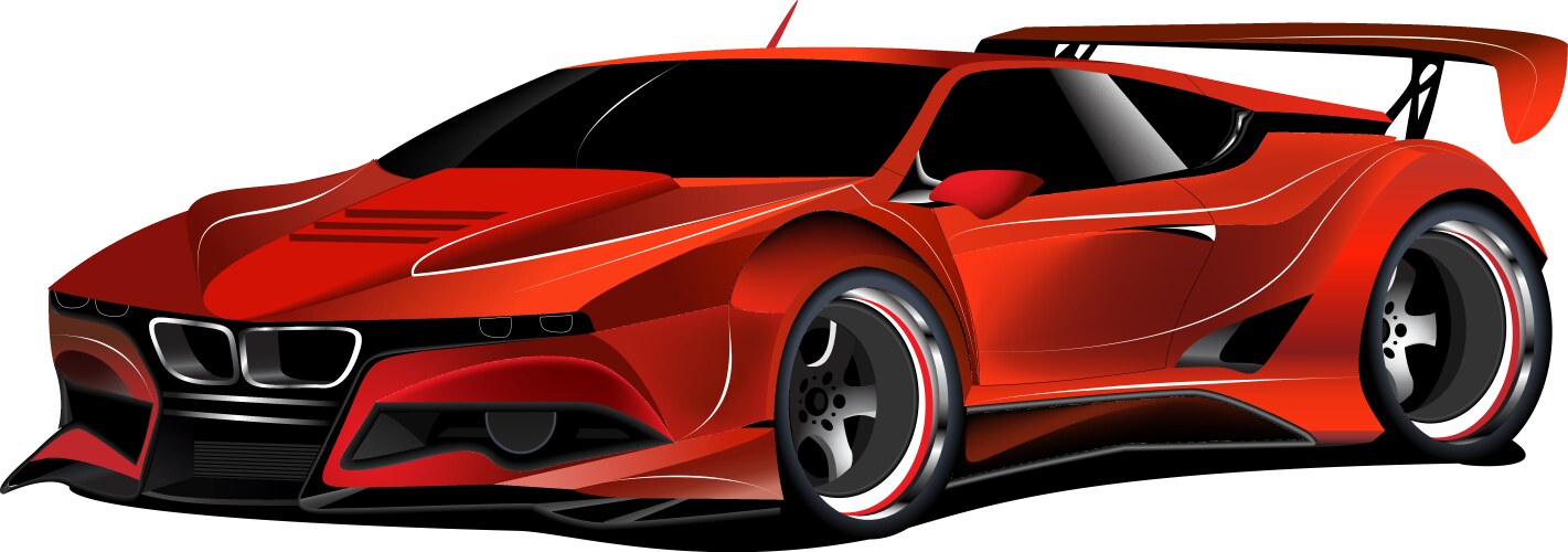 Bmw e34 Royalty Free Vector Image - VectorStock