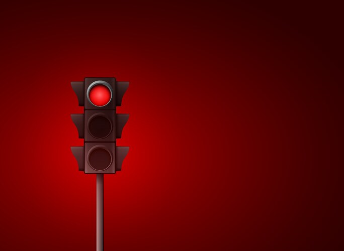 Traffic light icon signal stoplight Royalty Free Vector
