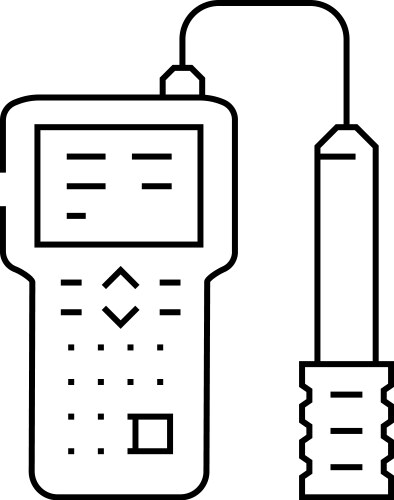 Water well testing hydrogeologist icon color Vector Image