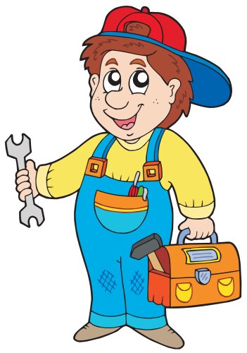 Cartoon paperman Royalty Free Vector Image - VectorStock