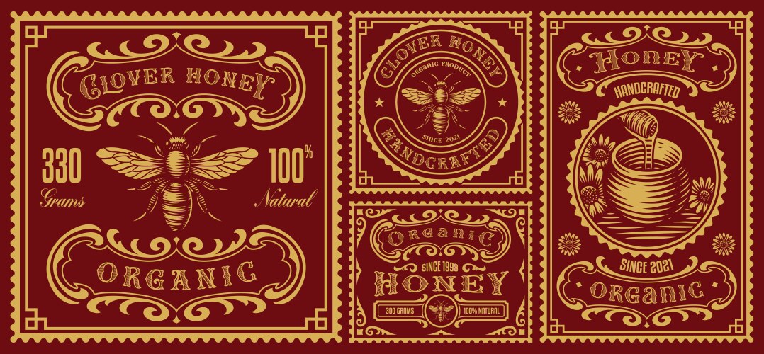 Honey Labels Vector Images (over 16,000)