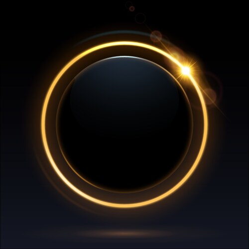 Golden ring icon Royalty Free Vector Image - VectorStock