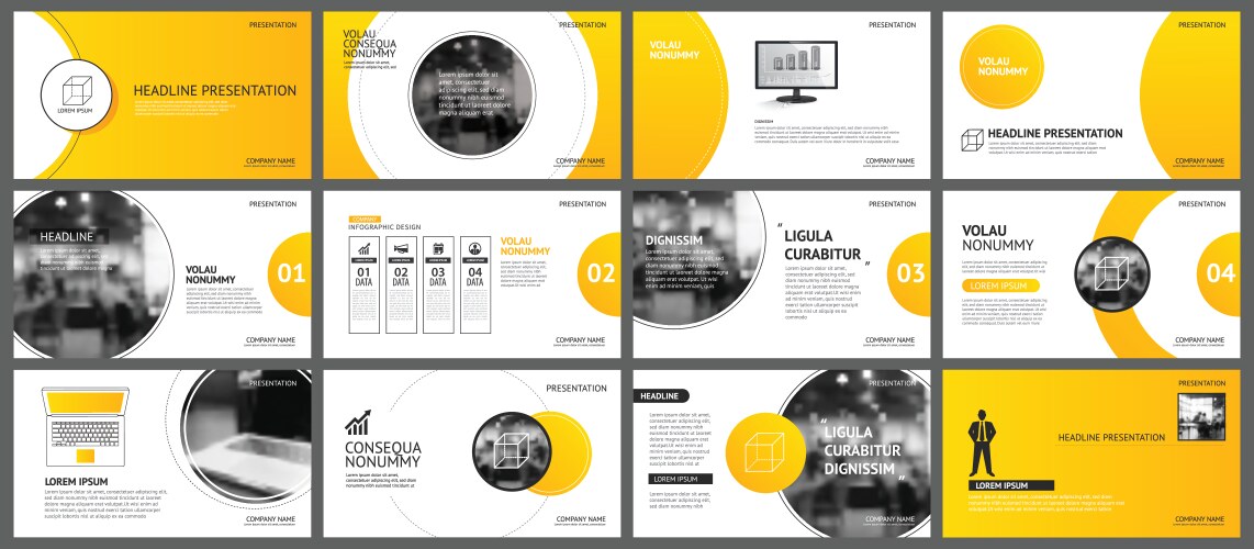 Presentation and slide layout background design Vector Image