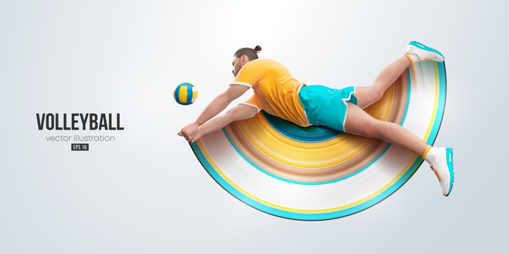 Realistic volleyball Royalty Free Vector Image