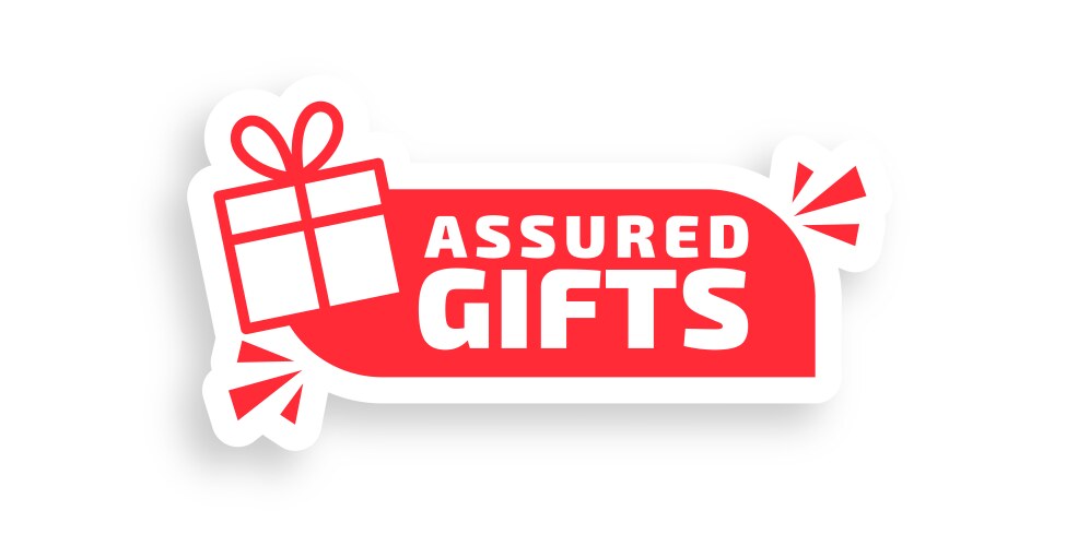 Pack of free gifts sticker background get extra Vector Image