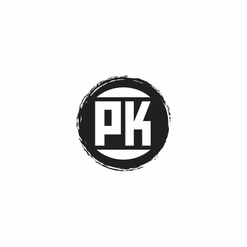 Letter pk logo Vector Images & Graphics for Commercial Use | VectorStock