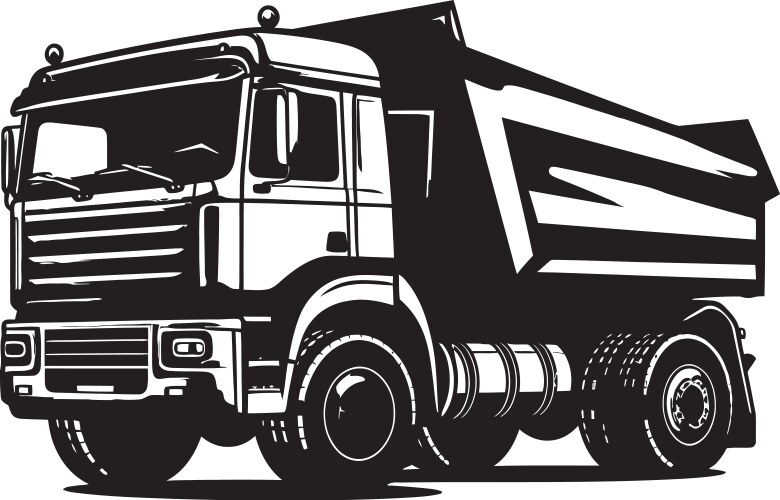 Dump Trailer Vector Images (over 1,600)