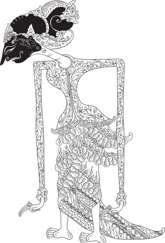 Puntadewa Royalty Free Vector Image - VectorStock