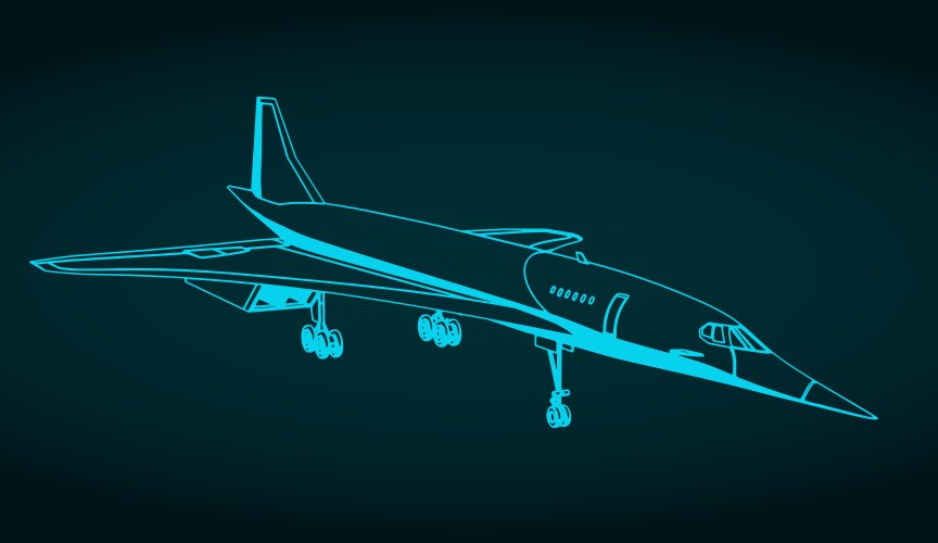 Aircraft Blueprints Vector Images (over 800)