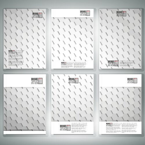 Set of hexagonal patterns Royalty Free Vector Image