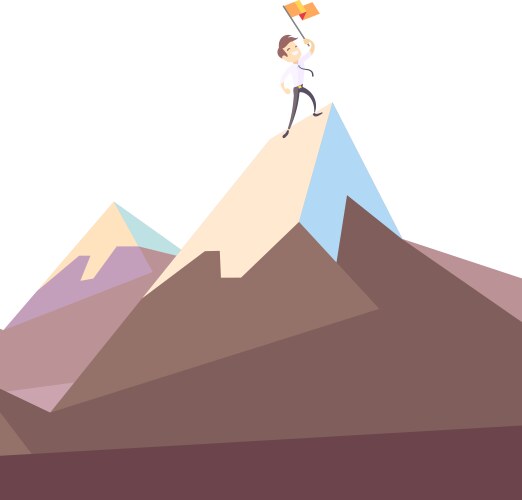 Cartoon Mountain Climbing Vector Images (over 7,900)