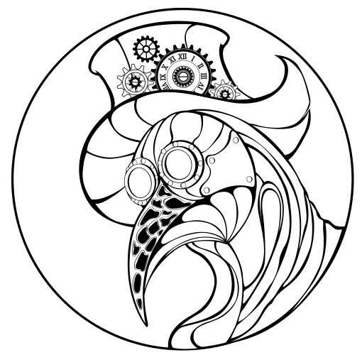 Gothic plague doctor Royalty Free Vector Image