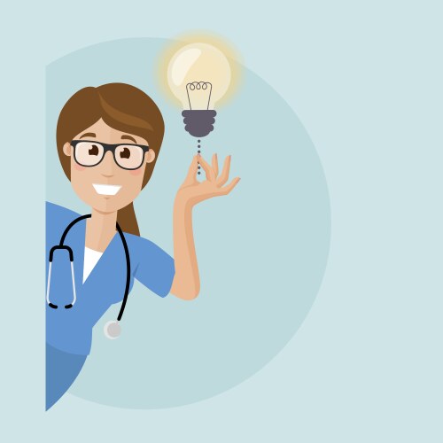 Nurse Thinking Vector Images (over 320)