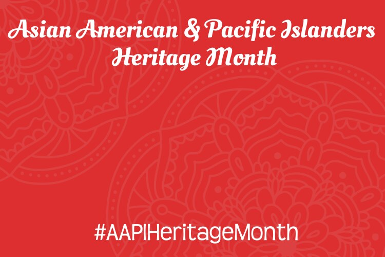 Asian american pacific islanders heritage month Vector Image