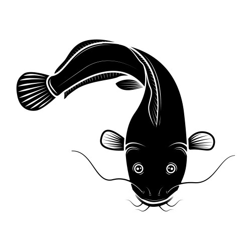 Catfish silhouette Vector Images & Graphics for Commercial Use ...