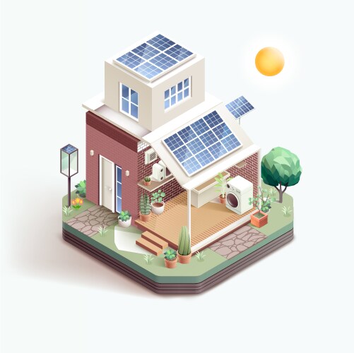 Isometric Solar Panels Vector Images (over 3,200)