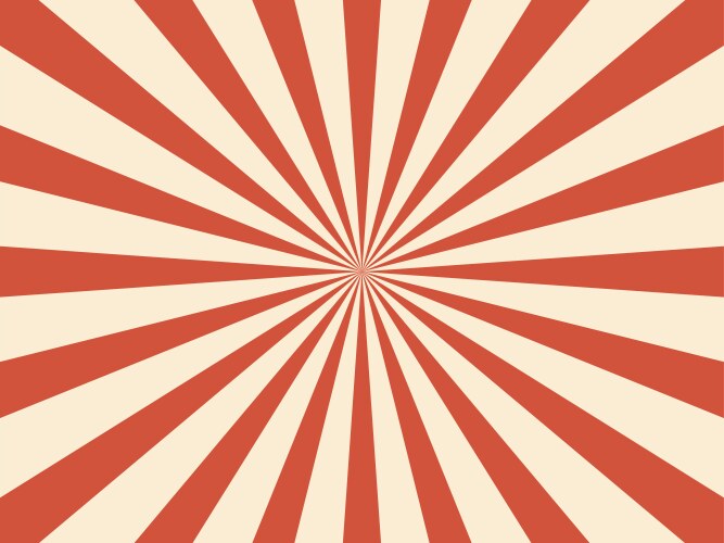 Ray retro background yellow colored rays stylish Vector Image