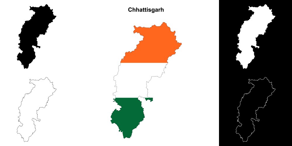 Chhattisgarh Map Vector Images (over 260)