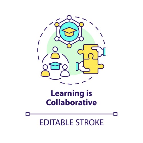 Listening skills concept icon Royalty Free Vector Image