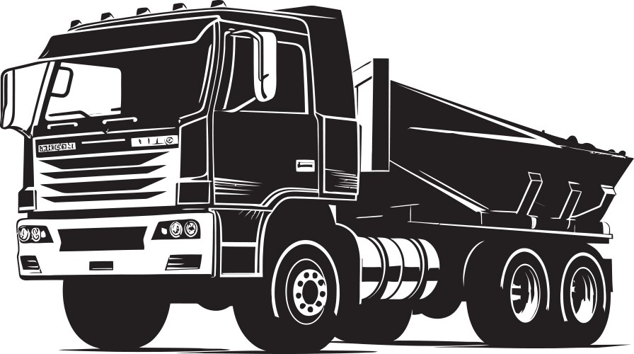 Dump Trailer Vector Images (over 1,600)