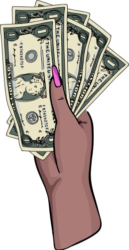Hand Holding Money Vector Images (over 37,000)