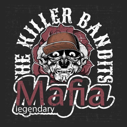 Maniac killer Royalty Free Vector Image - VectorStock
