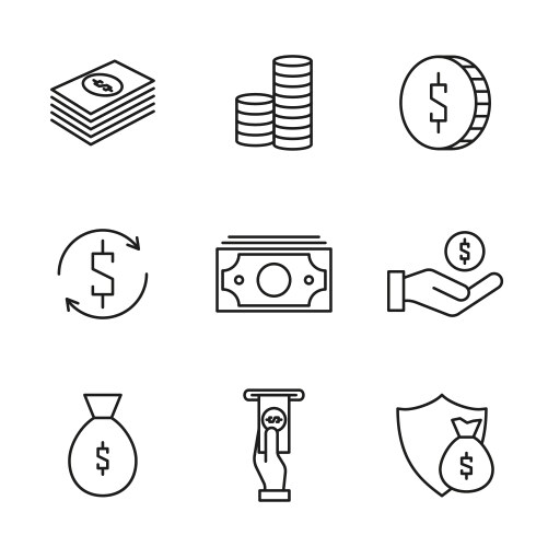 Money Outline Vector Images (over 300,000)