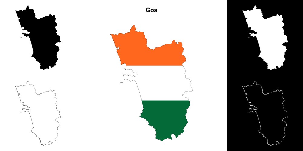 Goa Map Vector Images (over 350)