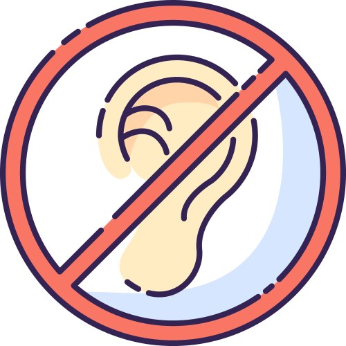 Hearing loss cartoon Vector Images & Graphics for Commercial Use ...