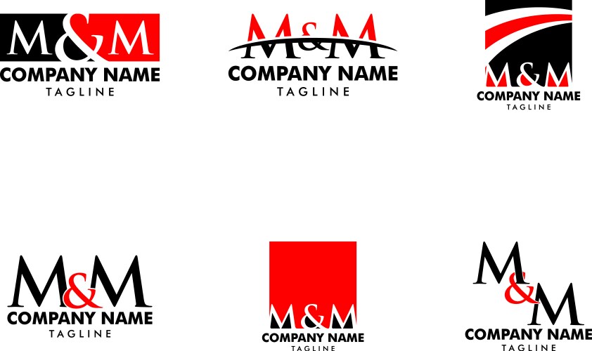 Mm logo Vector Images & Graphics for Commercial Use | VectorStock