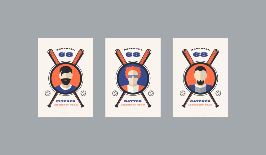 Baseball Avatars Vector Images (over 740)