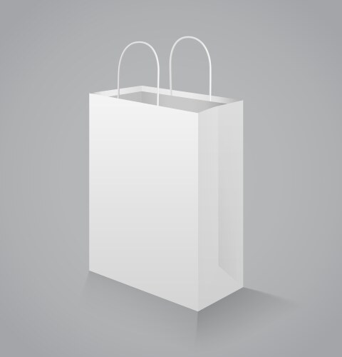 Paper bag Royalty Free Vector Image - VectorStock