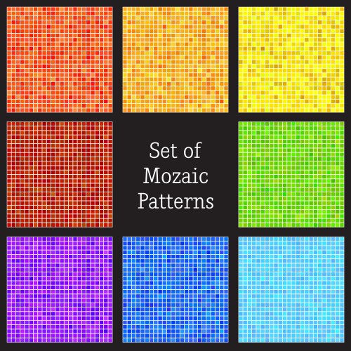 Texture of colorful mosaic Royalty Free Vector Image