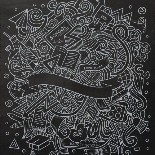 Cartoon hand-drawn doodle on the subject Vector Image