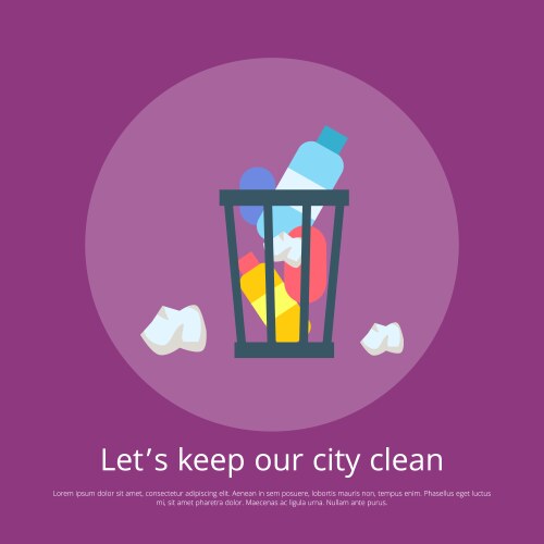Keep City Clean Vector Images (over 110)