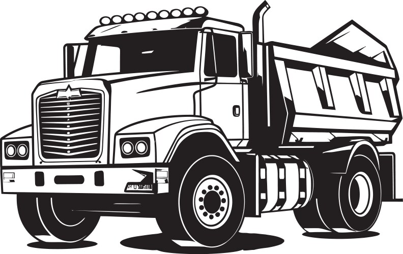 Dump Trailer Vector Images (over 1,600)