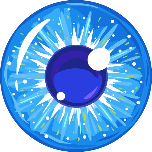 Cartoon eye Royalty Free Vector Image - VectorStock