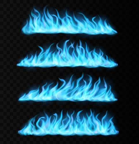 Blue Fire Borders Vector Images (over 1,200)