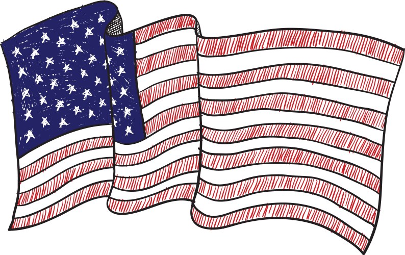 Flag Doodle Vector Images (over 18,000)