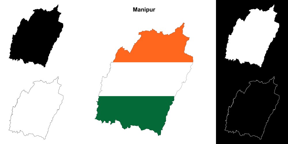 Blank India Map State Vector Images (over 210)