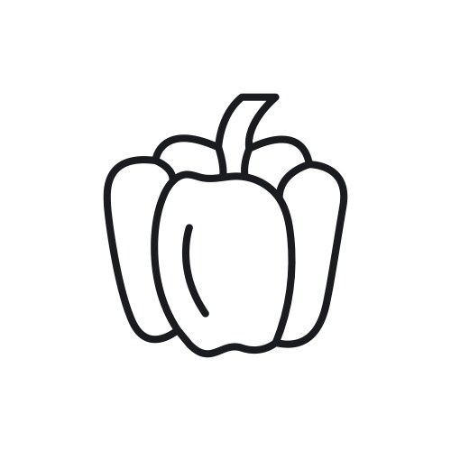Capsicum Outline Vector Images (over 1,100)